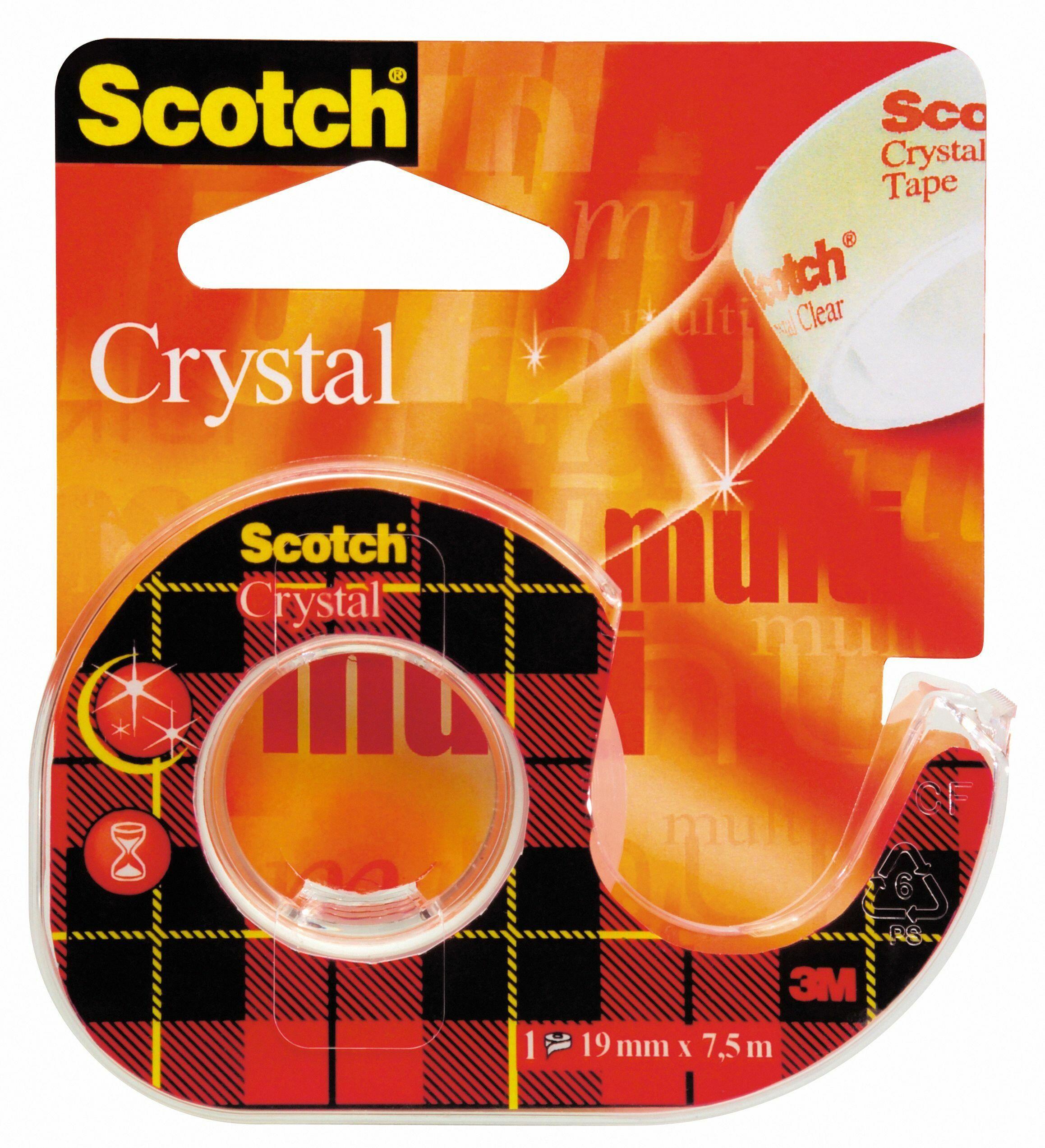Scotch Nastro Adesivo 600 Crystal in chiocciola - Scotch - Cartoleria e ...
