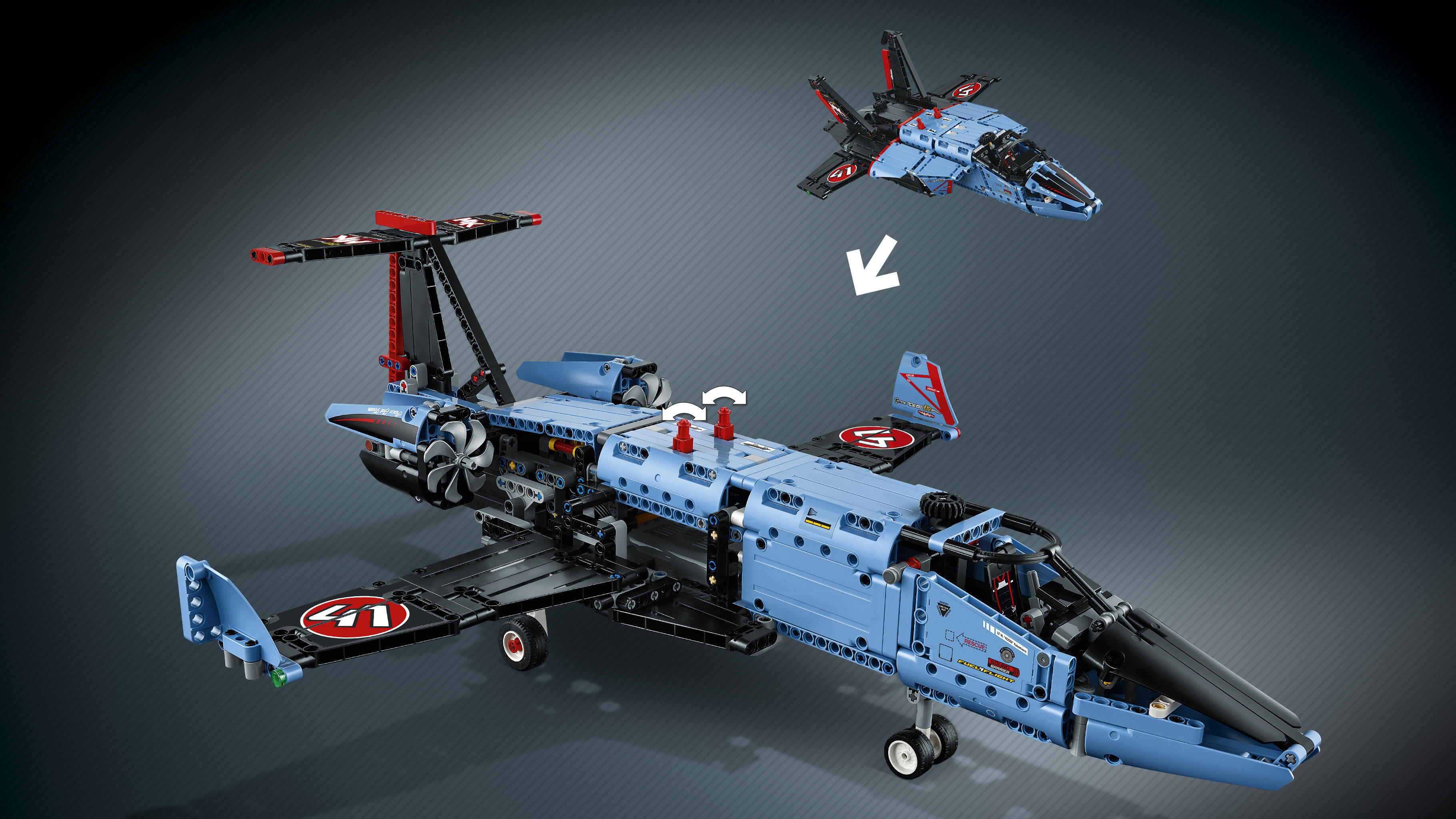 LEGO Technic (42066). Jet da gara - LEGO - LEGO Technic - Aerei ...