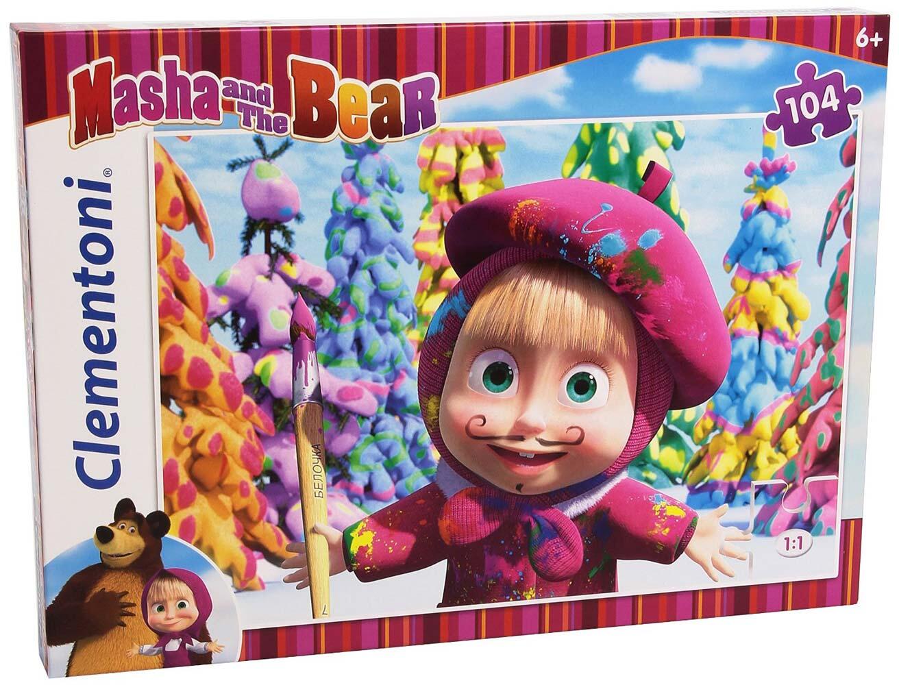 Masha e Orso. Puzzle 104 Pz. Masha Pittrice - Clementoni - Puzzle set e ... Masha e Orso. Puzzle 104 Pz. Masha Pittrice - Clementoni - Puzzle set e ...