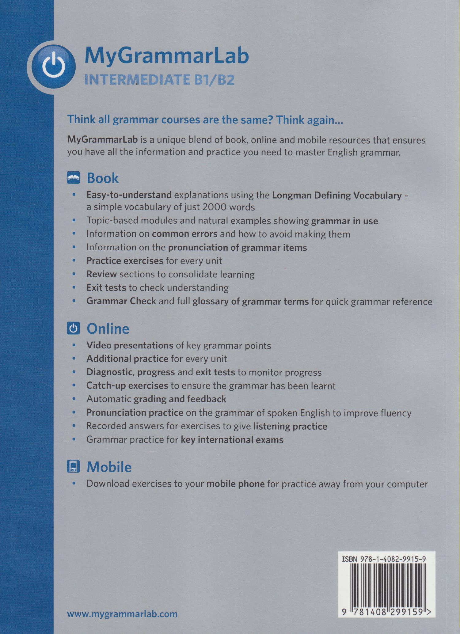 MyGrammarLab Intermediate with Key and MyLab Pack - Mark Foley - Diane ...