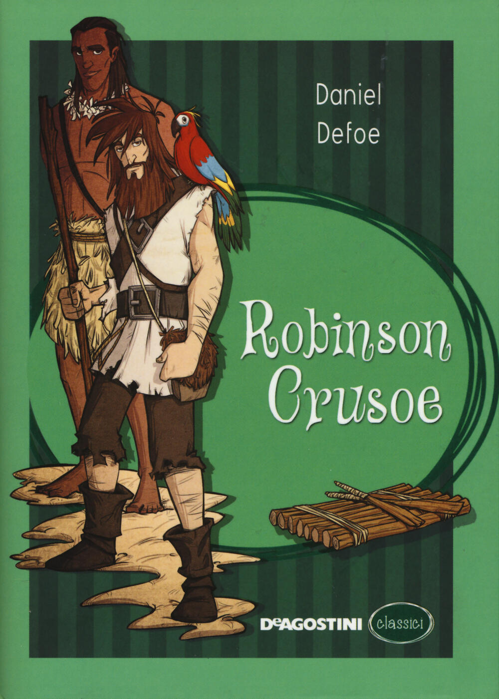 Robinson Crusoe - Daniel Defoe - Libro - De Agostini - Classici | IBS