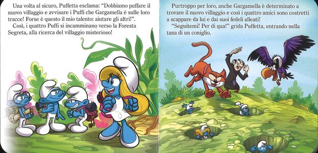 Puffetta e il villaggio perduto. I puffi. Viaggio nella foresta segreta ...