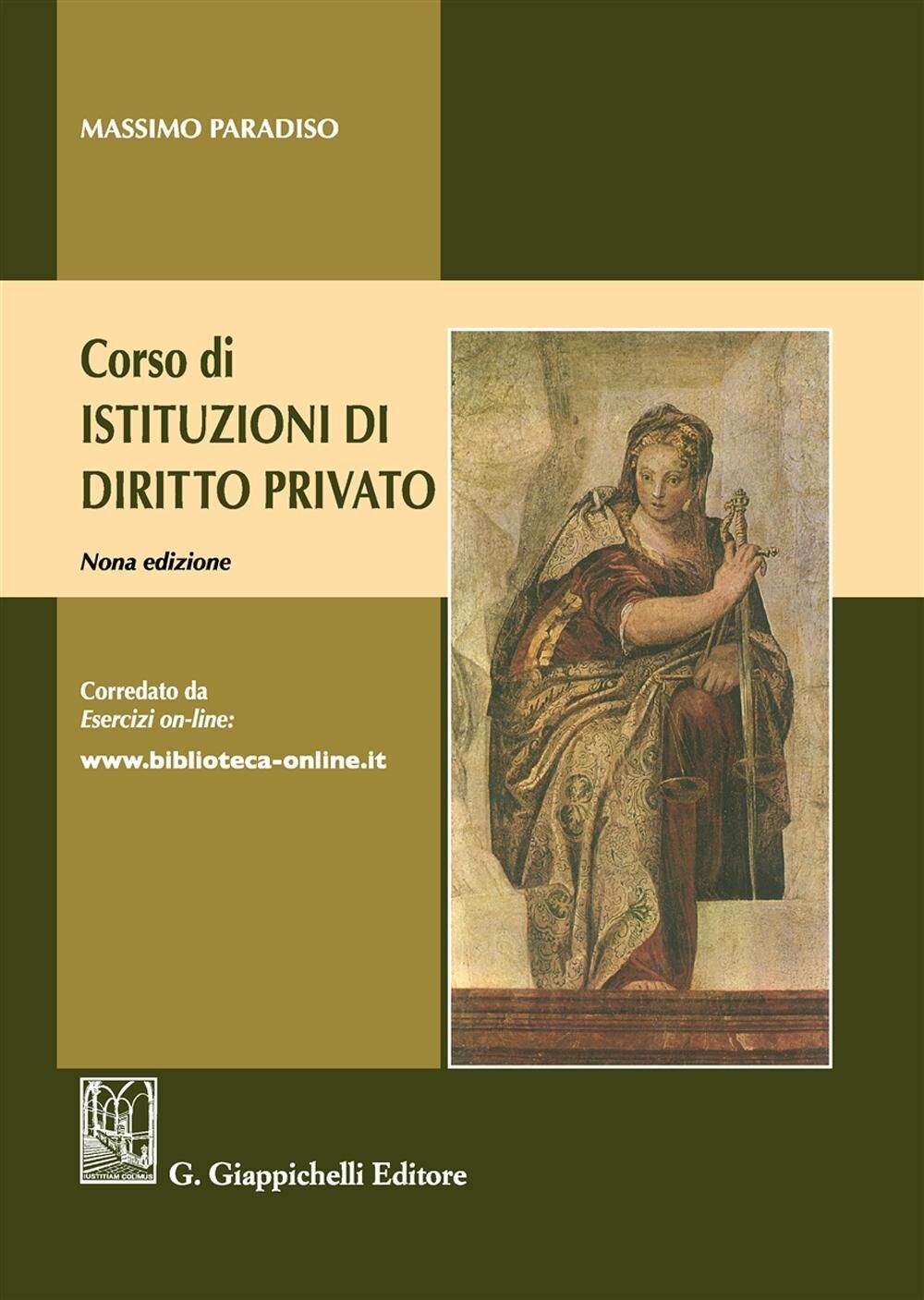 Corso di istituzioni di diritto privato - Massimo Paradiso - Libro - Giappichelli - | IBS