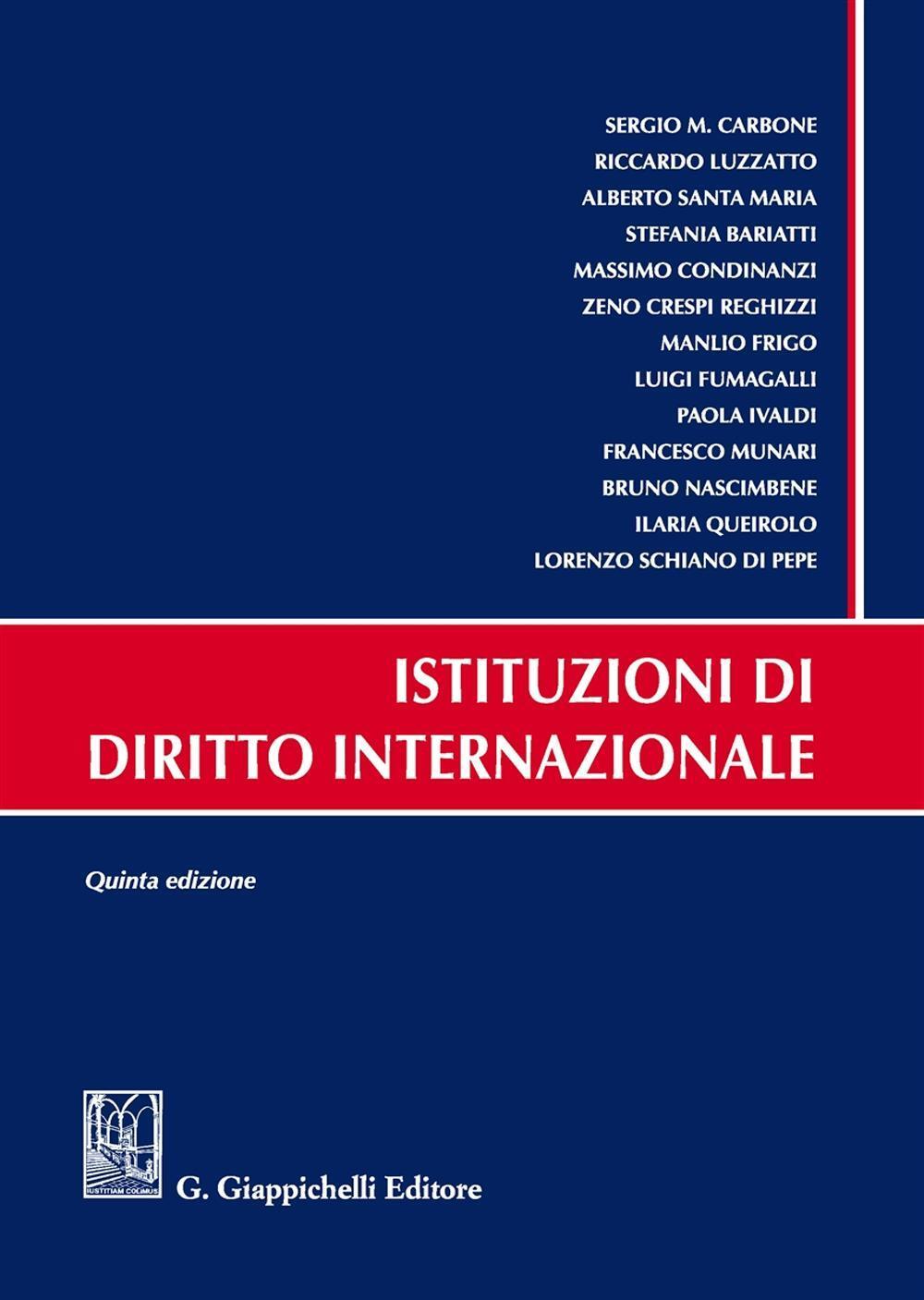 Istituzioni di diritto internazionale - Libro - Giappichelli - | IBS